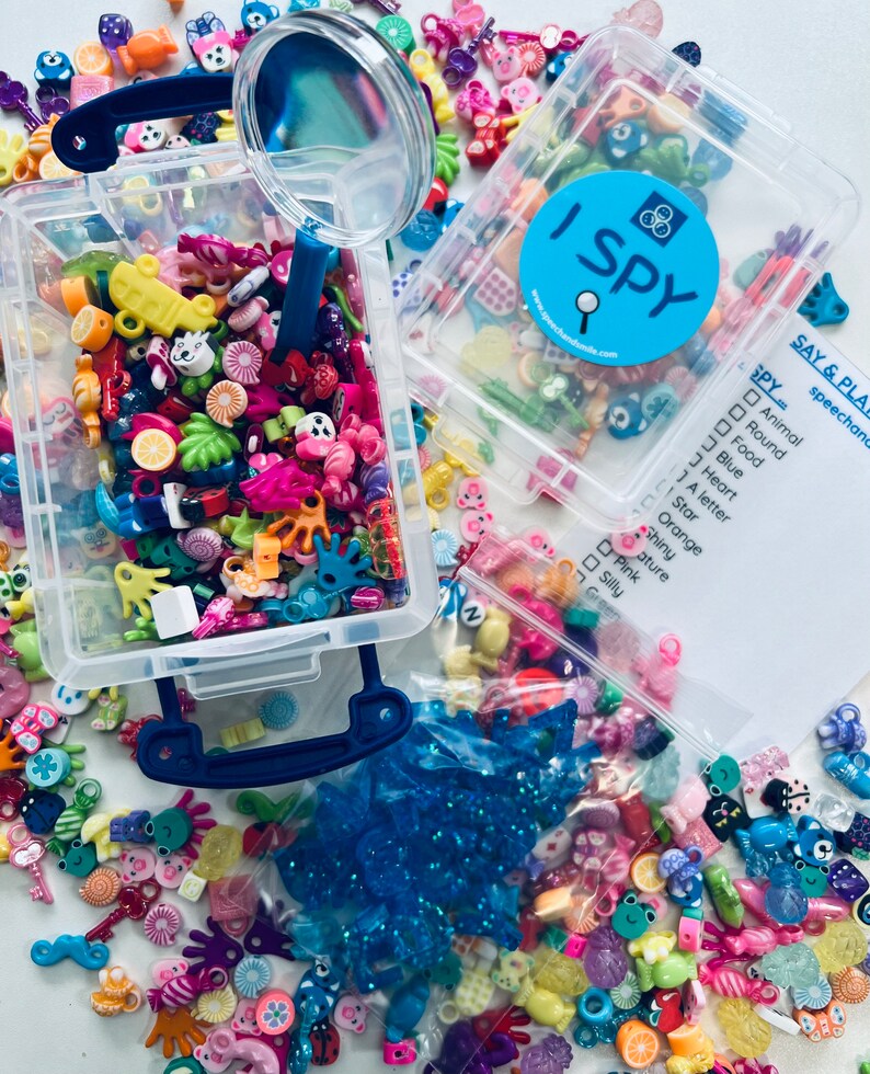 I SPY Trinkets-ispy Mix Sensory Box Objects-i Spy Mini - Etsy