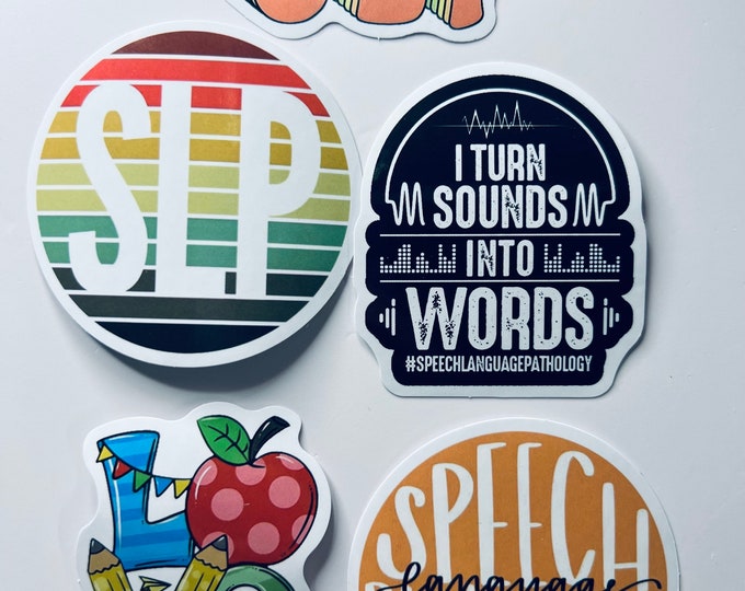 Language Processing Hierarchy Cute Sticker Speech Therapy SLP Speech ...