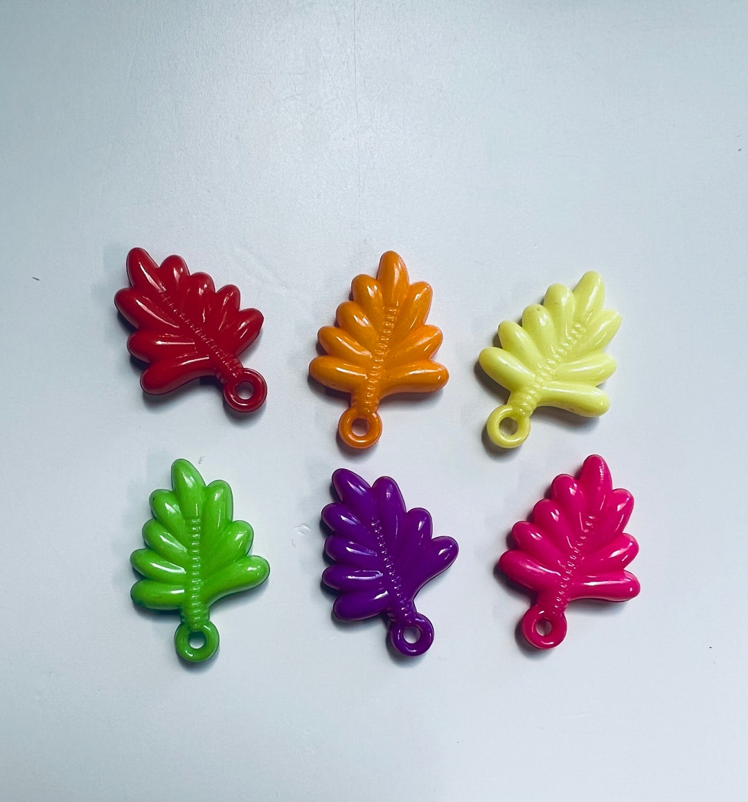 Mini Leaf Objects Color Sorting Trinkets-speech Therapy Mini Objects ...