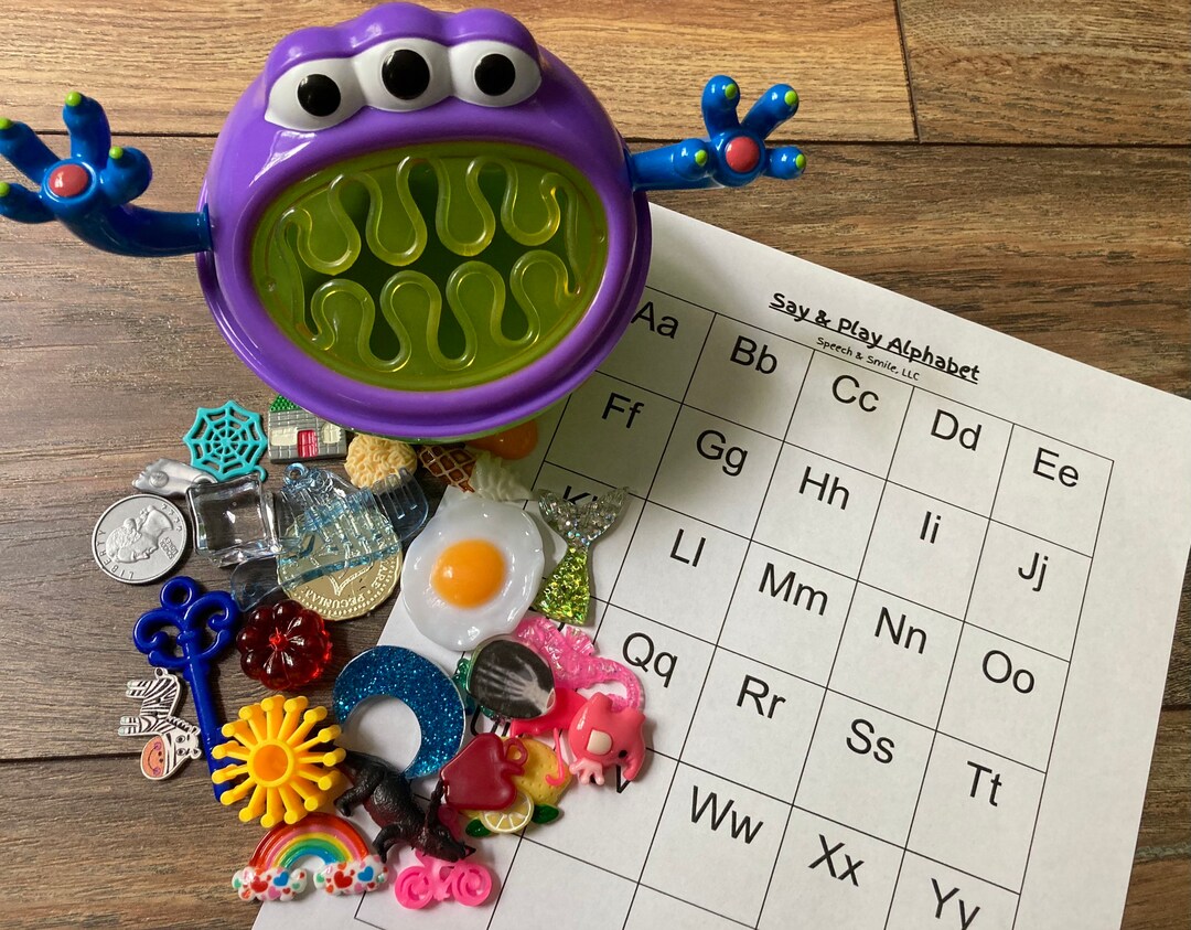 Alphabet Objects Monster Kit-alphabet Sound Objects-beginning Sound ...