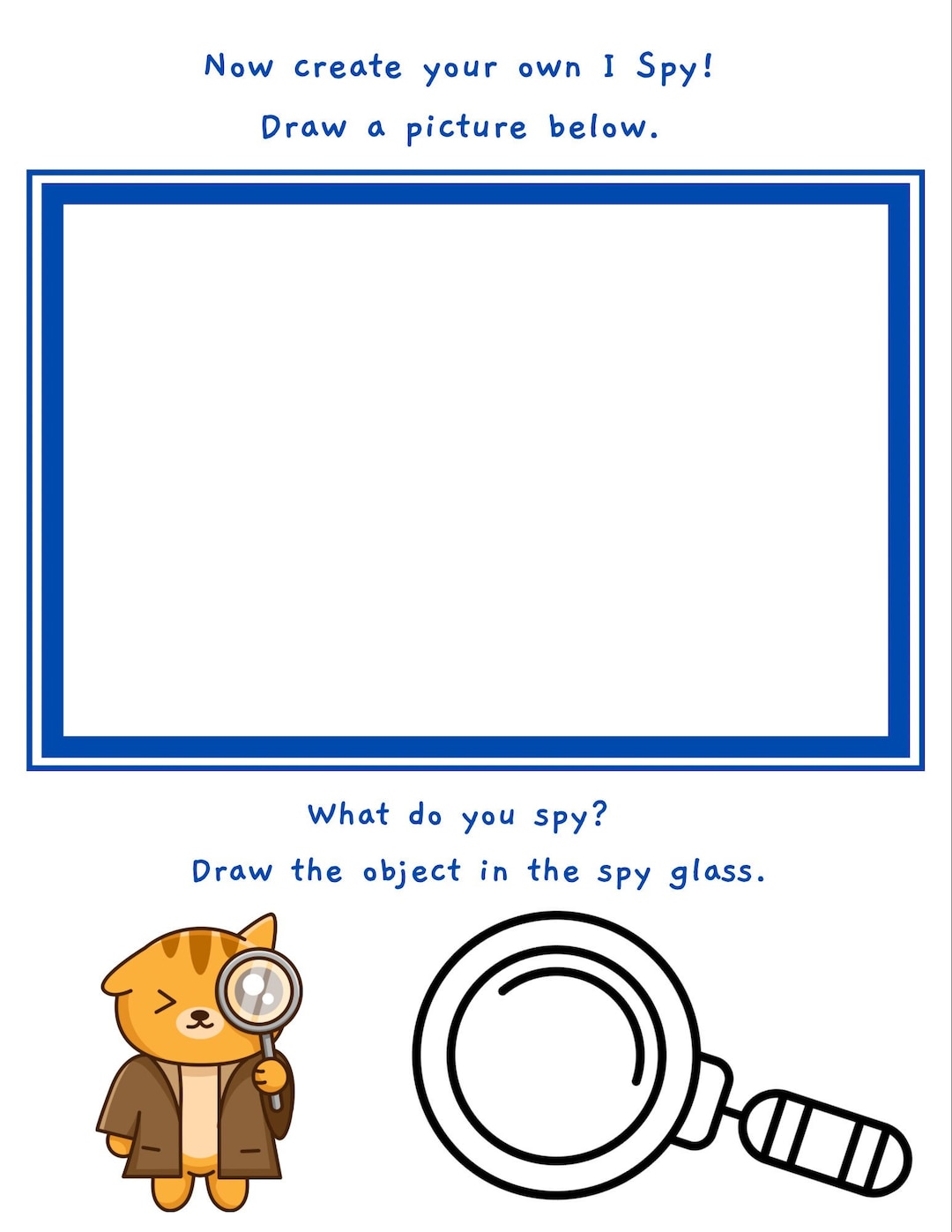 Printable I Spy Activities for I Spy the Alphabet Book Preschool Print ...