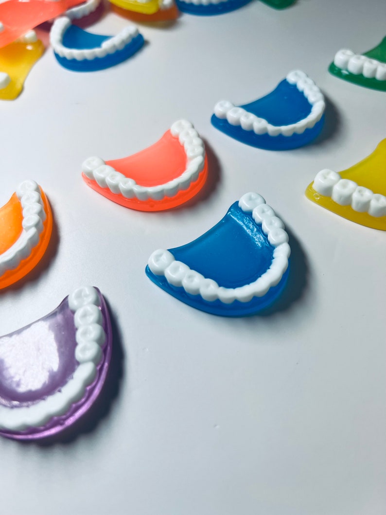 Miniature Teeth Mouth Model Mini Teeth Trinket Speech Therapy Mini ...