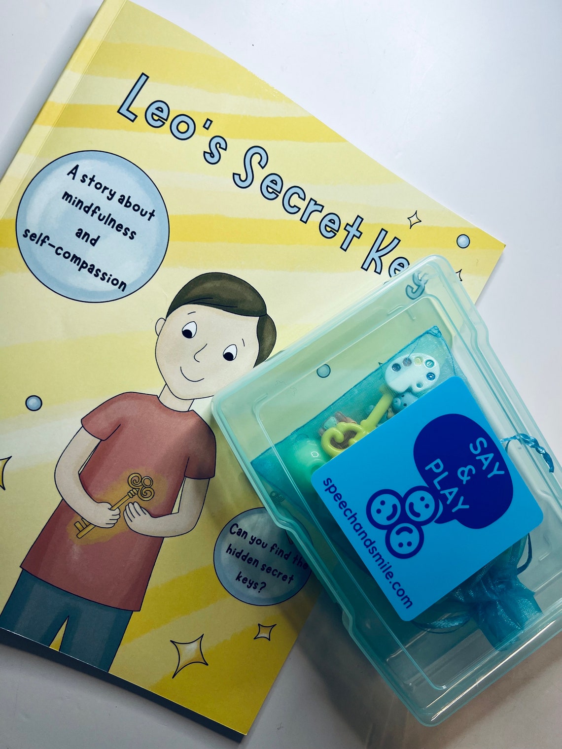 Story Kit With Mini Objects INCLDUES BOOK Leos Secret Key Mindfulness ...