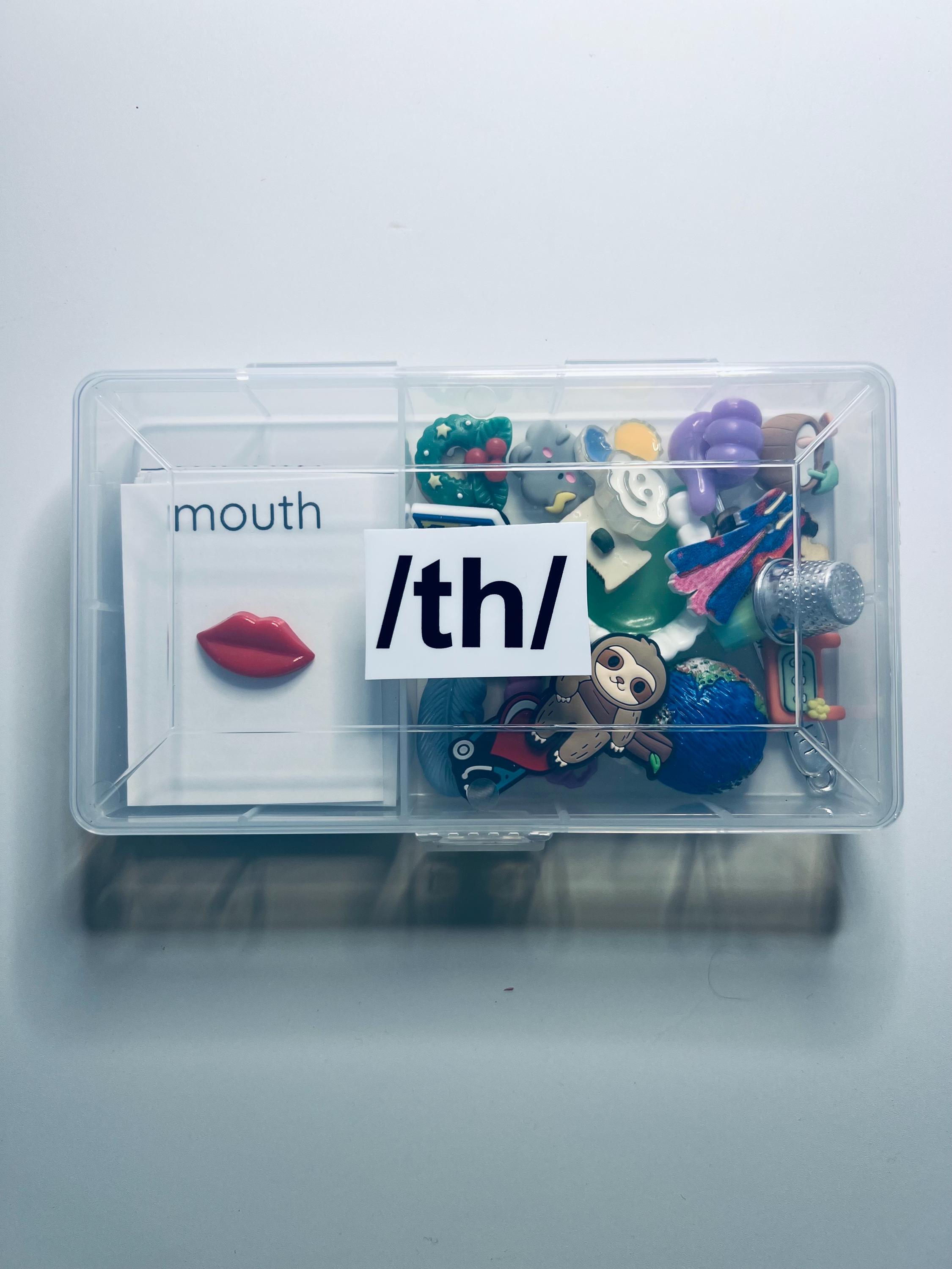 Speech Therapy Mini Objects Set of Trinkets With Cards PICK YOUR SOUND ...
