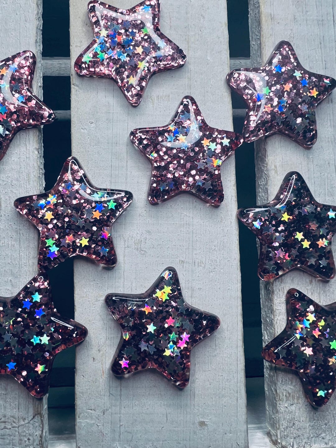 Miniature Sparkly Stars Space Minis Speech Therapy Mini Objects Blend ...