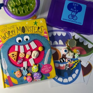 Story Kit and Book for the Very Hungry Worry Monsters Book With Mini ...