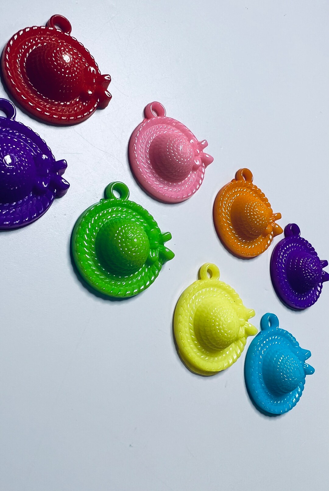 Mini Hat Trinkets-miniature Sun Hats-mini Objects Fur CVC Words-speech ...