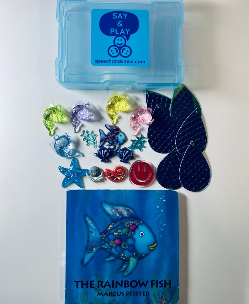 Rainbow Fish Story Kit With Mini Objects - Etsy