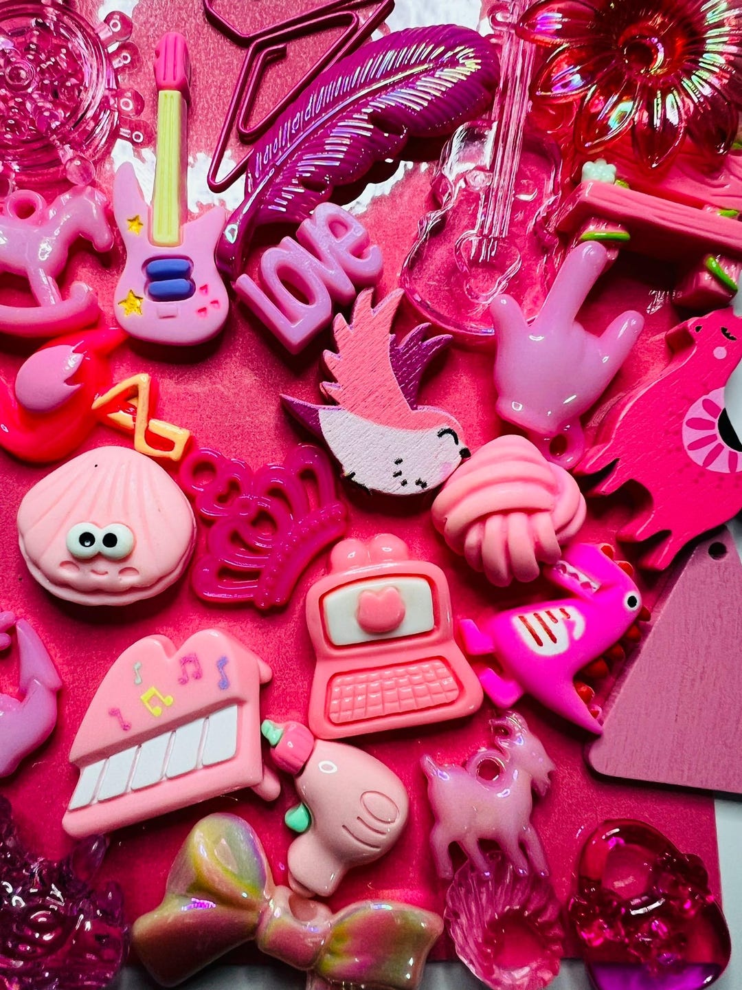 PINK Color Sort Trinkets by Color With Card Sorting Mini Objects Learn ...