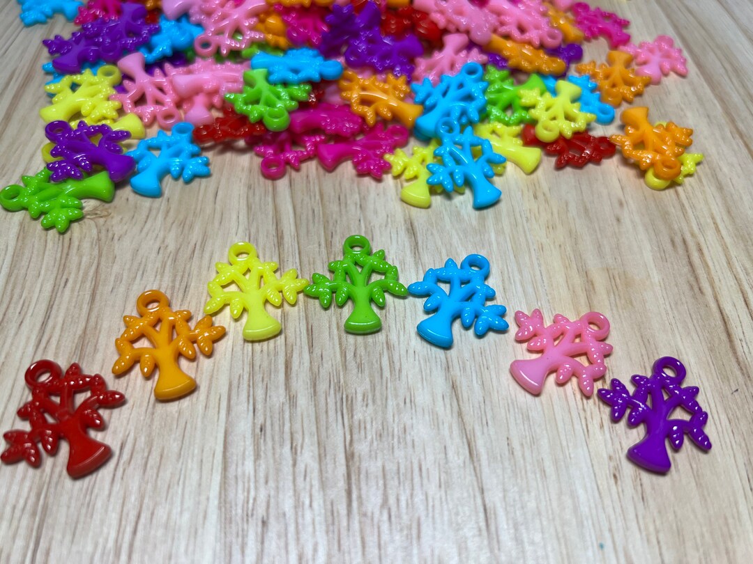 Mini TREE Objects-color Sorting Trinkets-speech Therapy Mini Objects ...