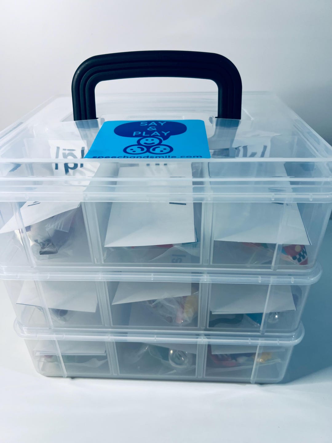 Mini Objects Speech Therapy Set Over 300 Articulation Trinkets for ...