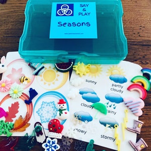 THEME MINI OBJECTS Kit Pick Your Theme Speech Therapy Say and Play ...