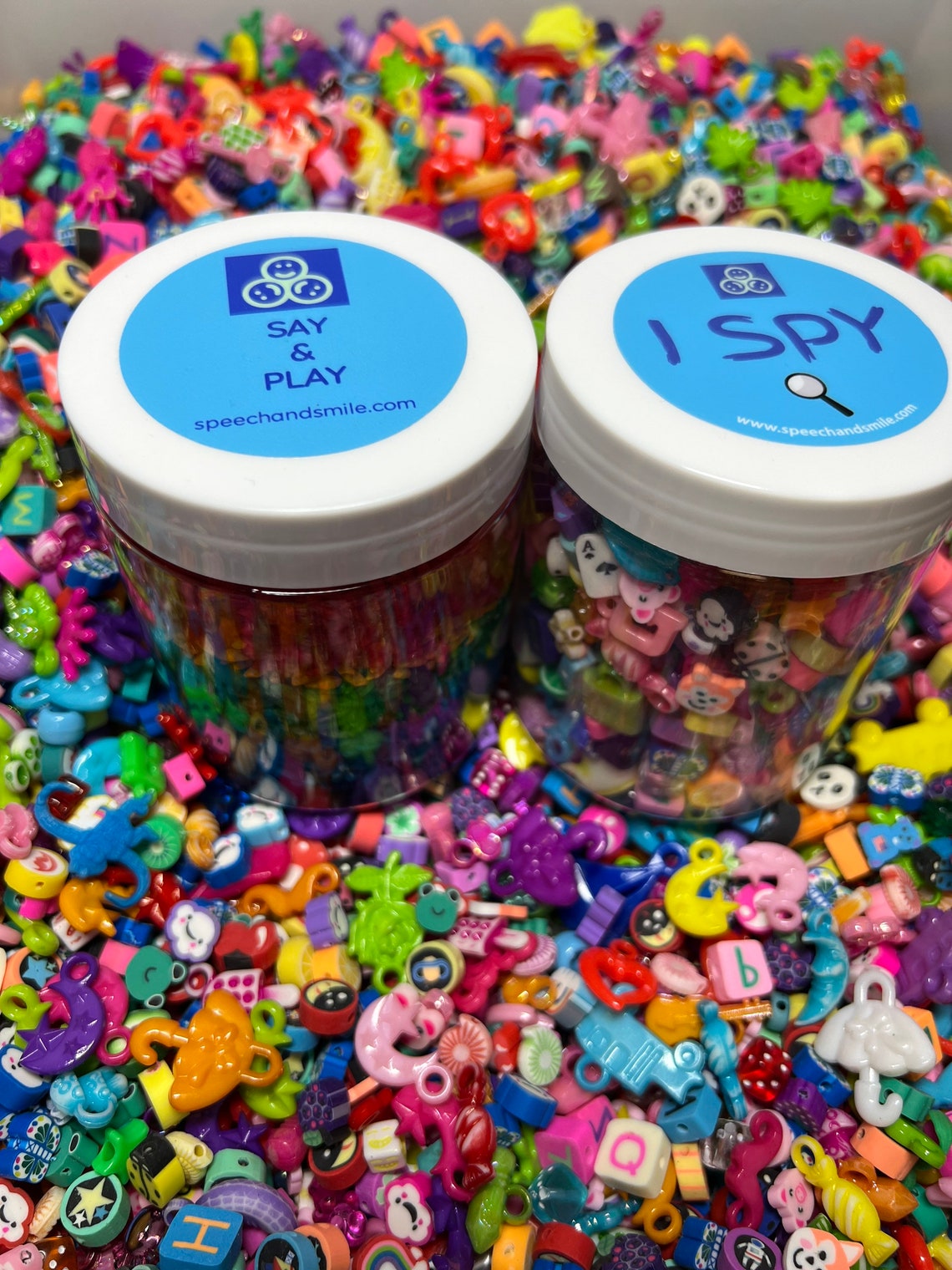 I SPY Trinkets-i Spy Jar-i SPY Play-i Spy Toy-speech Therapy - Etsy