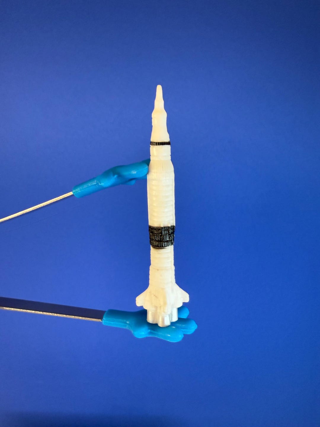 Mini Space Saturn 5 Rocket Figurine Realistic Space Mini Objects Safari ...