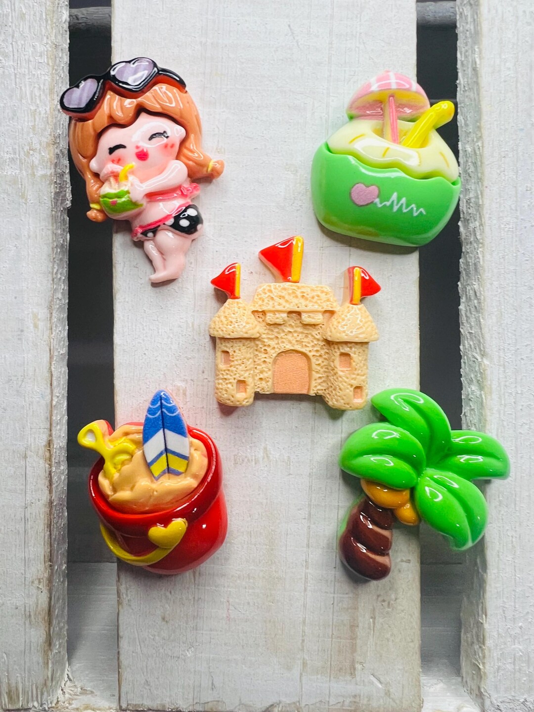 Miniature BEACH Mini Objects SET OF 5 Ocean Minis Speech Therapy Themed ...