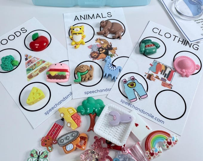 Language Task Box With Trinkets, Spatial Concepts Categories Pronouns ...
