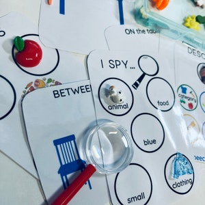 LANGUAGE Task Box With Mini Objects Speech Therapy Activity Box ...