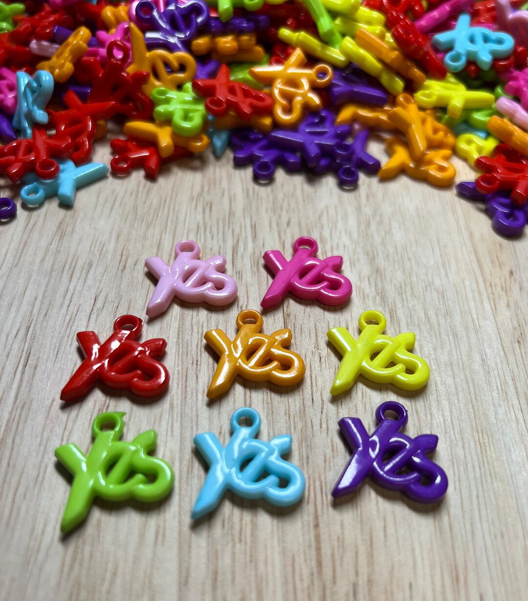 Word Trinkets-yes Charm-alphabet Object for Y-speech Therapy Mini ...