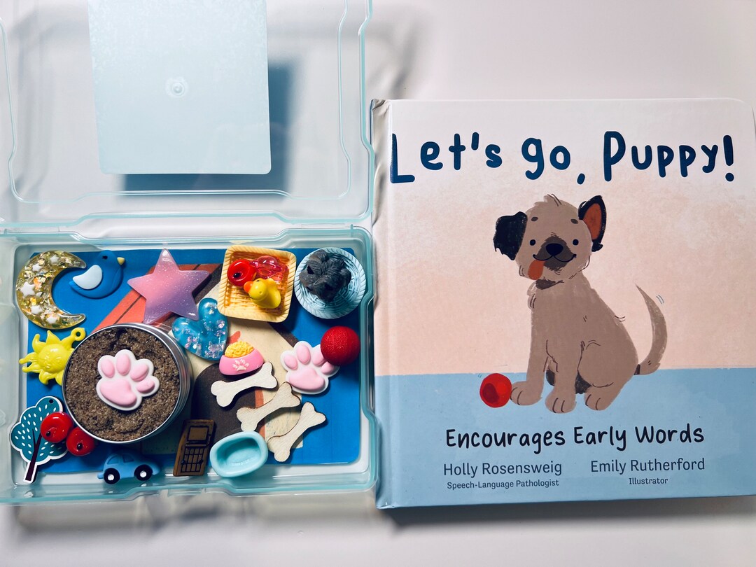 Toddler Book-let's Go Puppy Book Story Kit-early Sounds Book With Story ...
