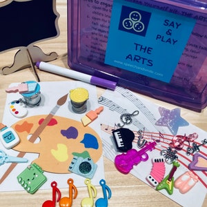 THEME MINI OBJECTS Kit Pick Your Theme Speech Therapy Say and Play ...