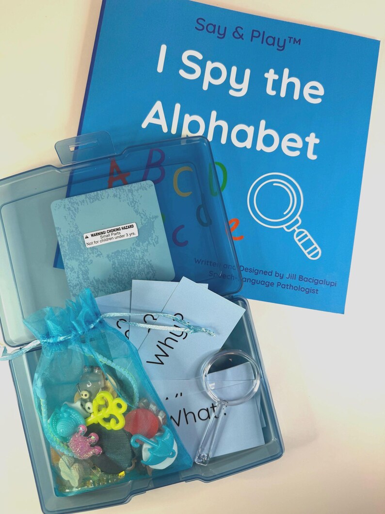 Say & Play Mini Objects I Spy the Alphabet Book + Mini Objects Kit — 26 ...