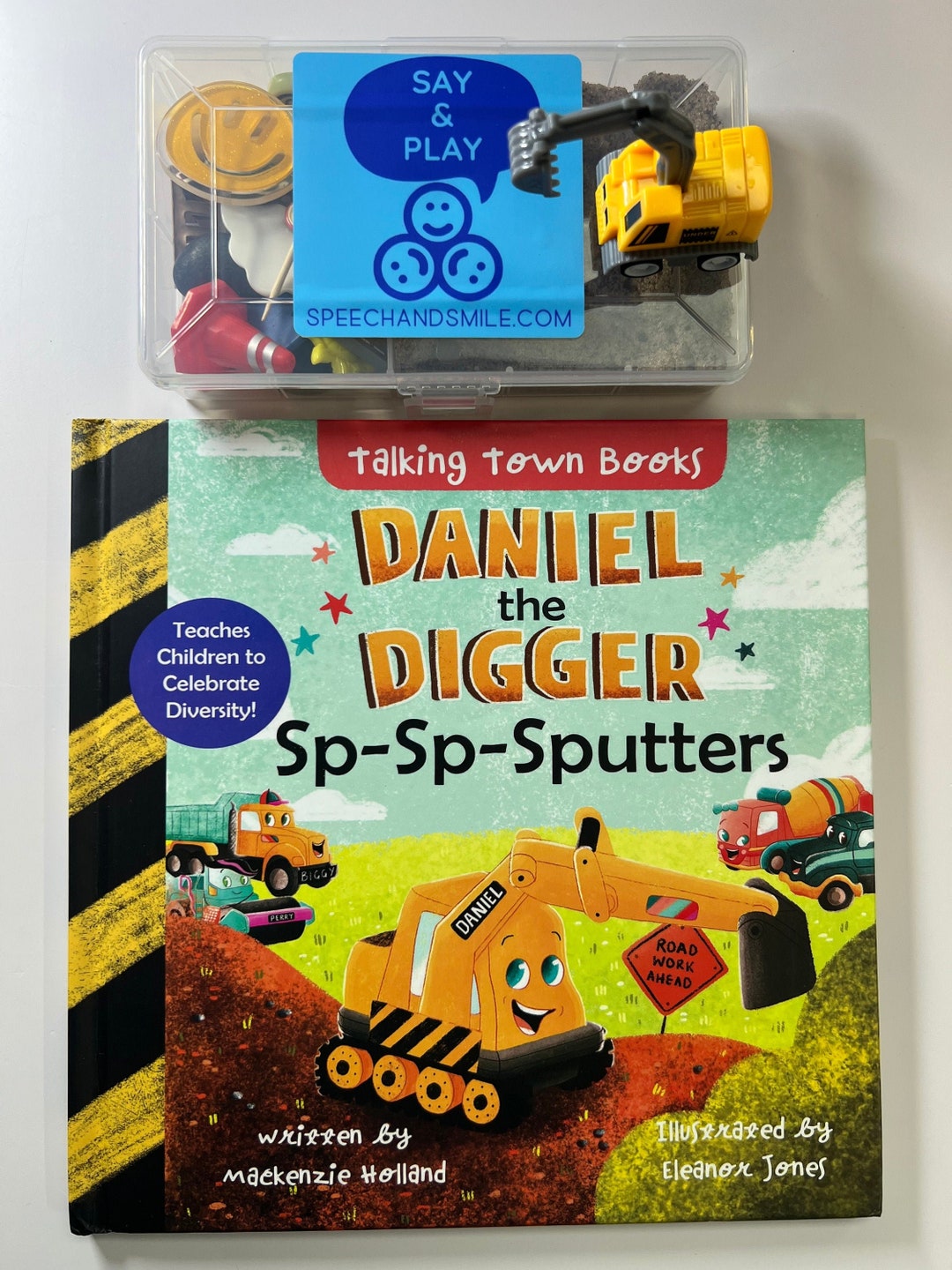 Construction Minis Story Kit Daniel the Digger Sputters Stuttering ...