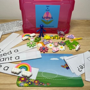 Language Task Box Speech Therapy Fall Minis Spring Winter Summer ...