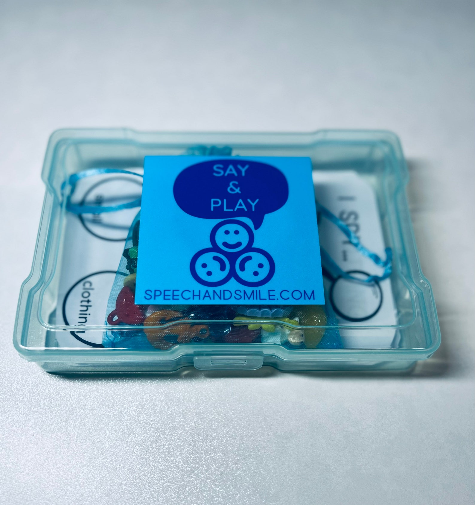 LANGUAGE Task Box With Mini Objects-speech Therapy Activity Box ...