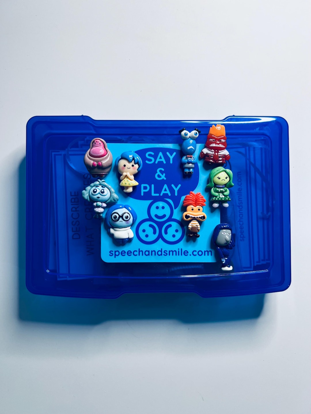 Say and Play EMOTIONS Task Box Includes 9 Inside Out Mini Figures and ...
