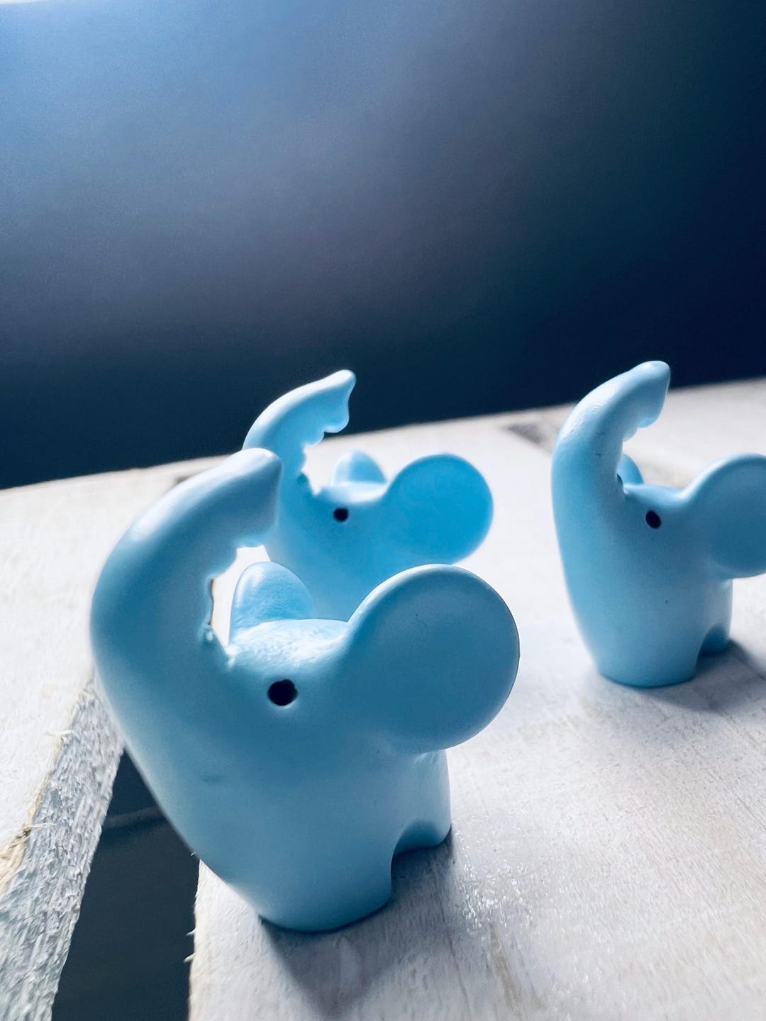 Miniature Elephant Object 3D Elephant Trinkets Zoo Minis for Speech ...