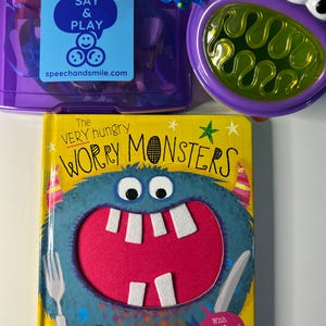 Story Kit and Book for the Very Hungry Worry Monsters Book With Mini ...