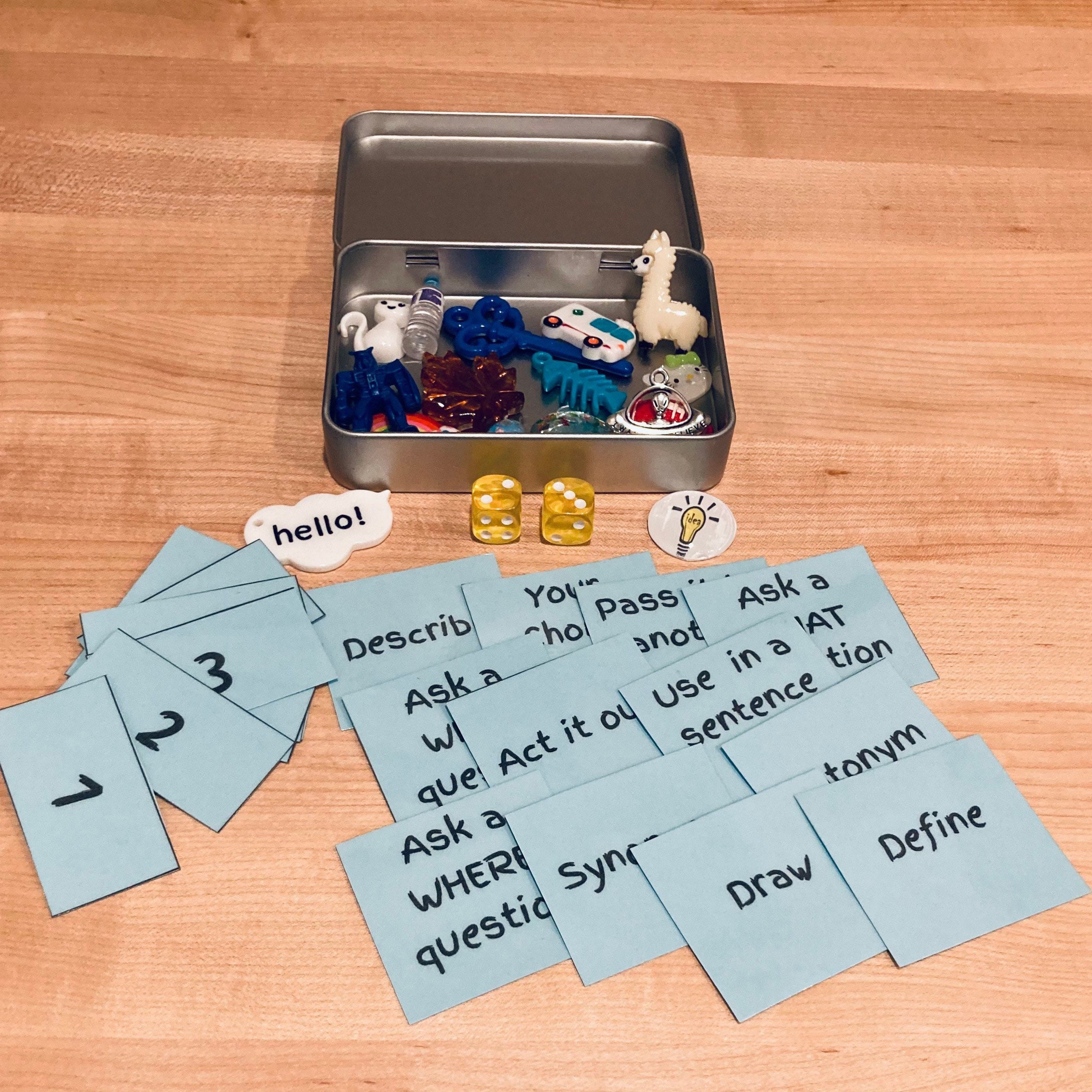 Trinkets for Teens social Language Game-speech Therapy Mini - Etsy