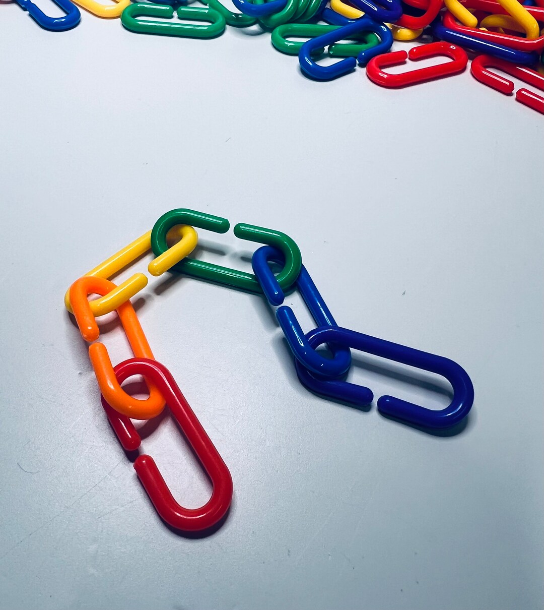 Mini Objects Speech Therapy-mini Chains-miniature Links-montessori ...