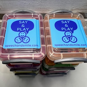 Mini Object Words for Speech Therapy Apraxia Objects Cv-vc, Cvc, Cvcv ...