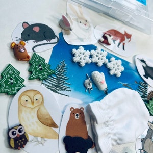 Story Kit the Mitten Book-story Objects for the Mitten Story Companion ...