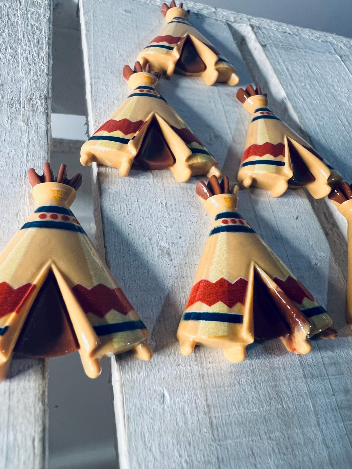 Miniature Teepee Mini Tent Trinket Mini Objects Speech Therapy Camping ...