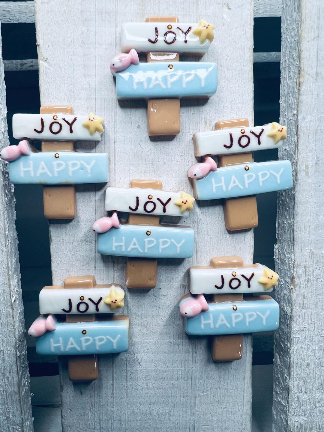 Mini JOY HAPPY Sign Mini Objects Speech Therapy Community Theme ...