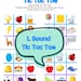L Sound Tic-tac-toe-print and Play-printable L Sound Activity Game With ...