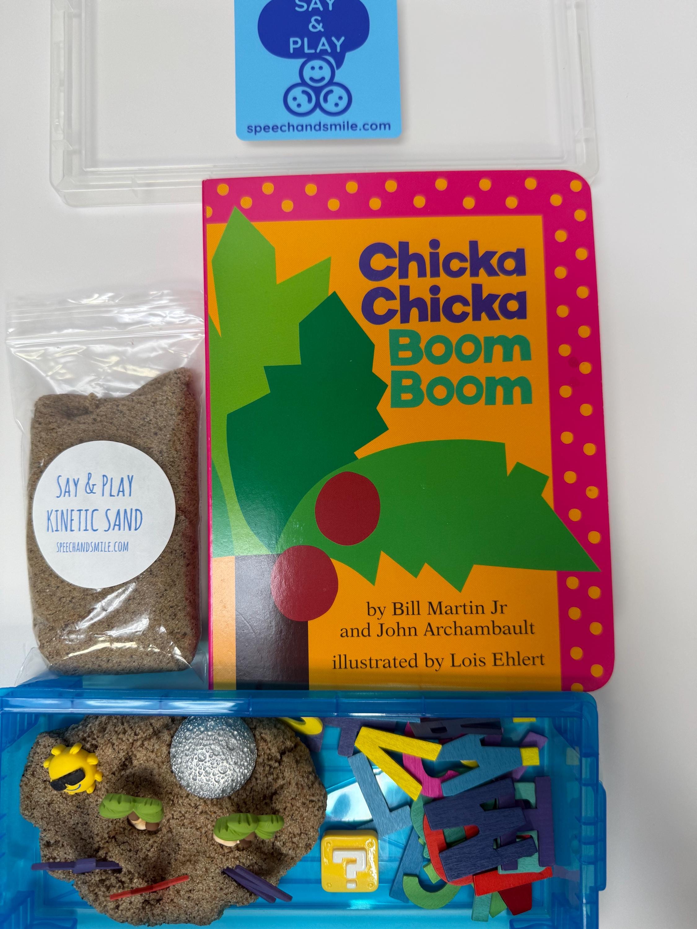 Chicka Chicka Boom Boom Story Objects Learn the Alphabet - Preschool ...