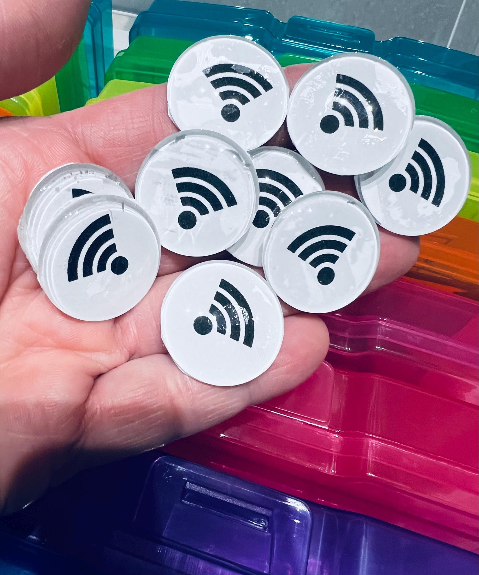 Mini WIFI Symbol Trinket Wi-fi Alphabet W Objects for Speech Therapy W ...