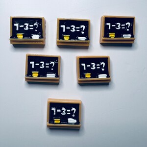 Miniature CHALKBOARD Trinket for Dollhouse-mini Math Board-doodads ...