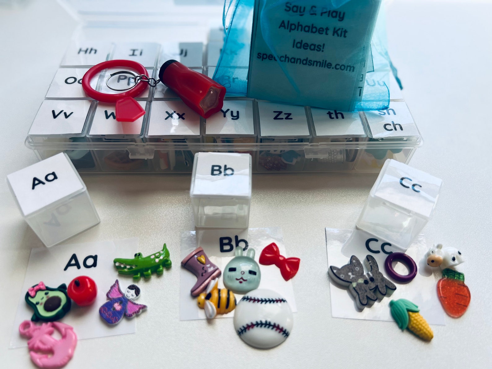 Alphabet Objects With Storage-alphabet Sound Objects-speech - Etsy