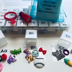 Alphabet Objects With Storage Alphabet Trinkets Individual MINI Boxes ...