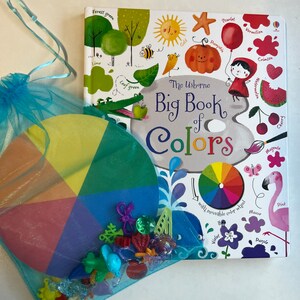 Color Sorting Book,objects and Wheel-color Sorting Trinkets-i Spy ...