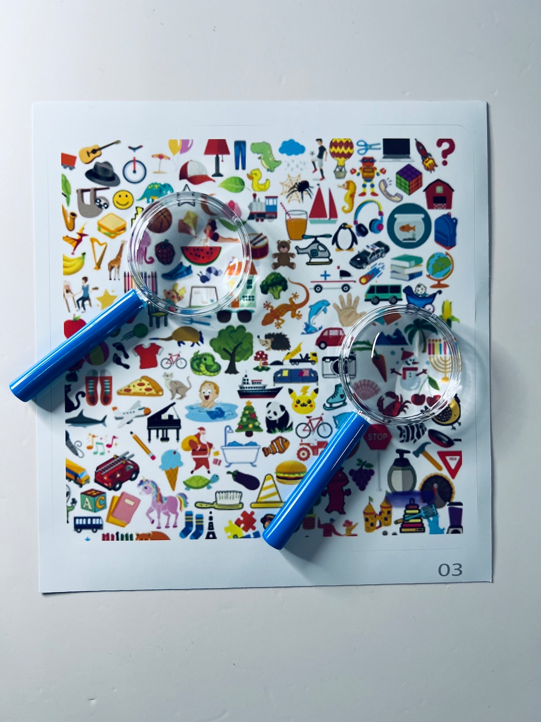 I Spy Sticker-i Spy Mix Stickers-conversation Starter Stickers-i Spy ...