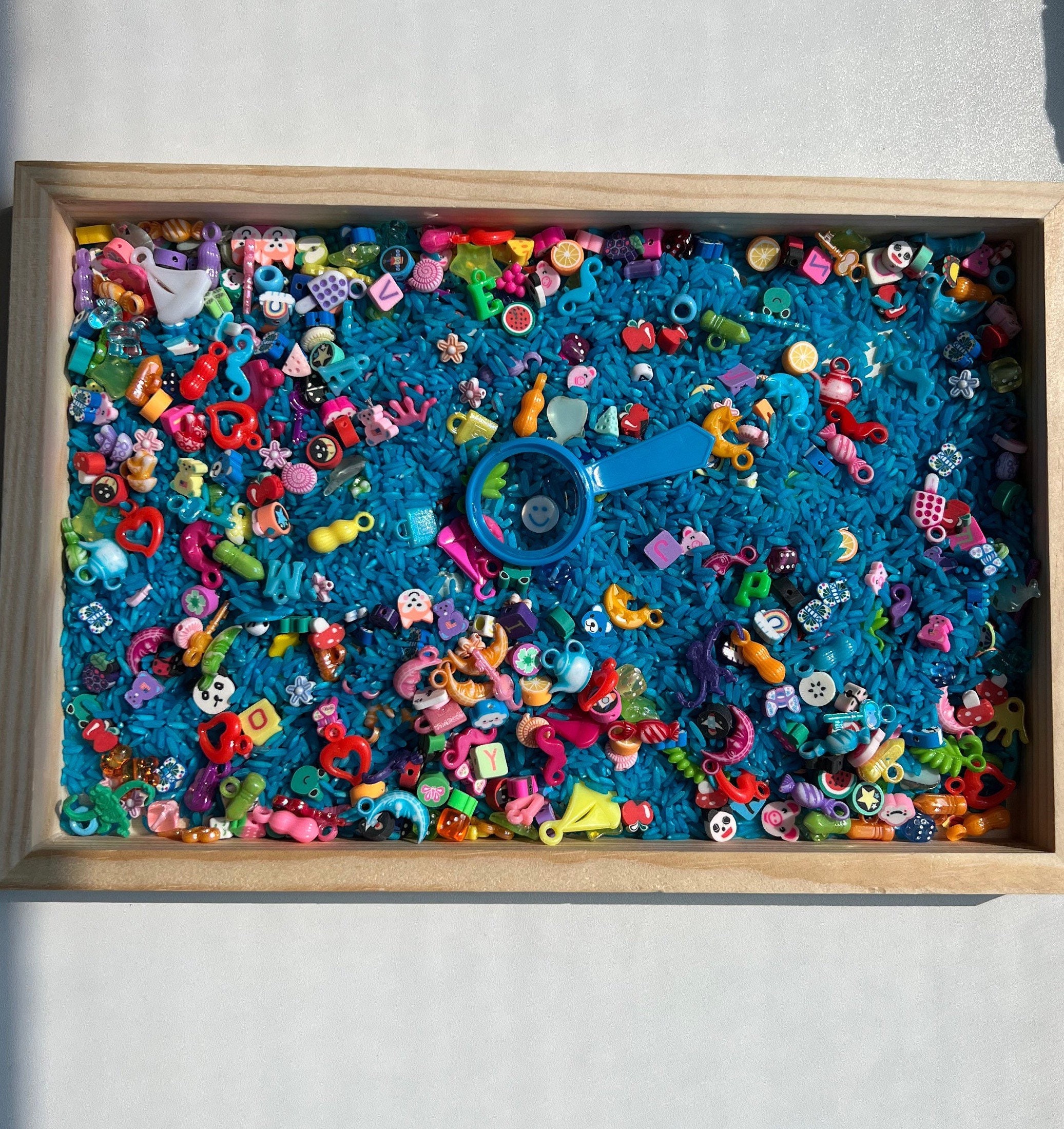 I Spy Objects Pour And Play Bag Sensory And Spy I Spy Etsy