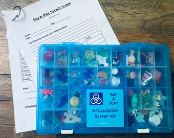 SLP Set of Speech Sound Mini Objects for Articulation - Etsy