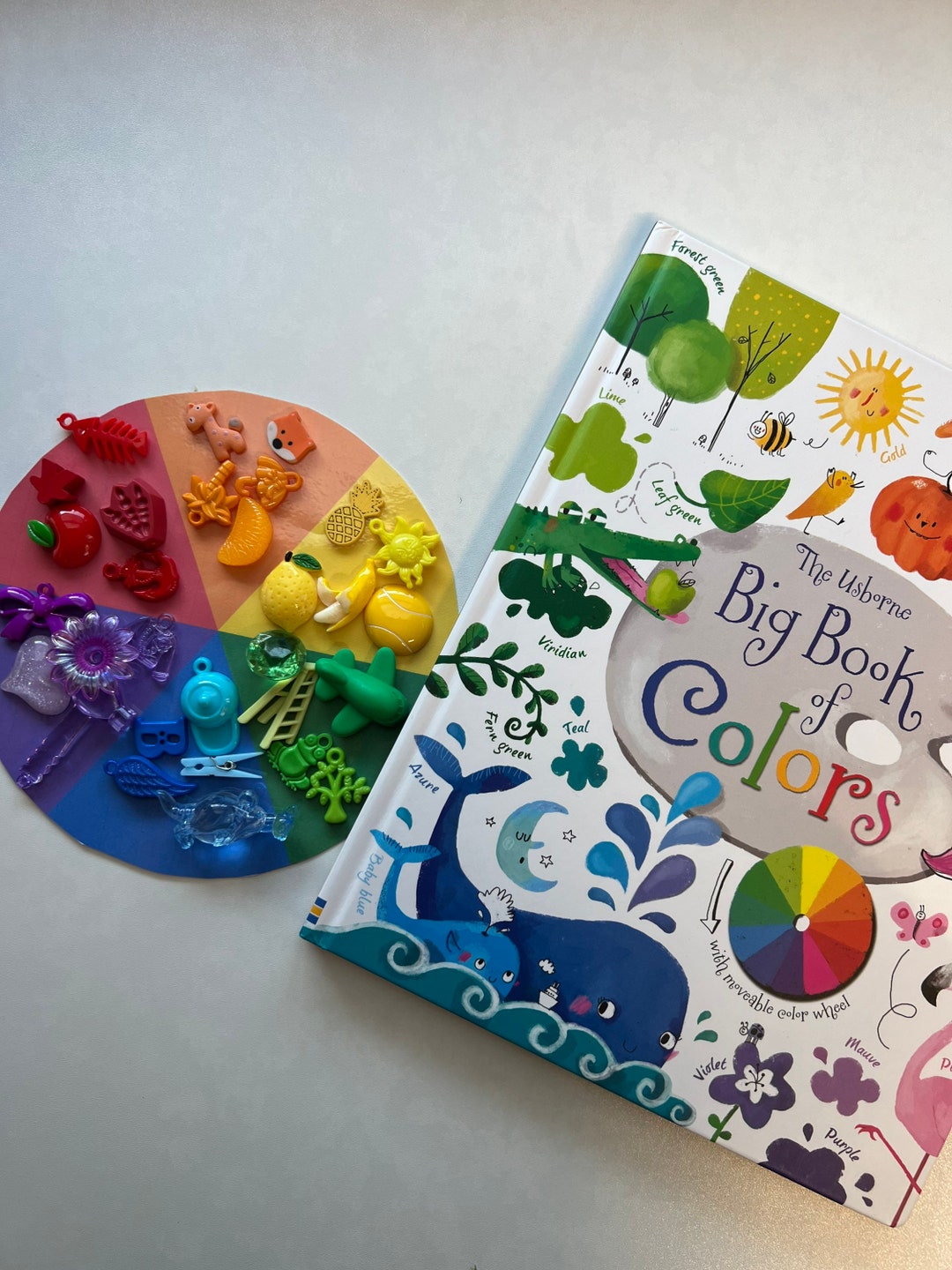 Color Sorting Book,objects and Wheel-color Sorting Trinkets-i Spy ...