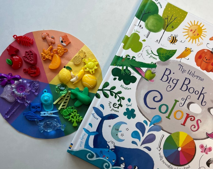 Color Sorting Book and Objects - Color Wheel - Color Sorting Trinkets ...