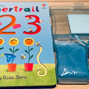 Number Finger Trail Book Kit-story Props-speech Therapy Mini Objects ...